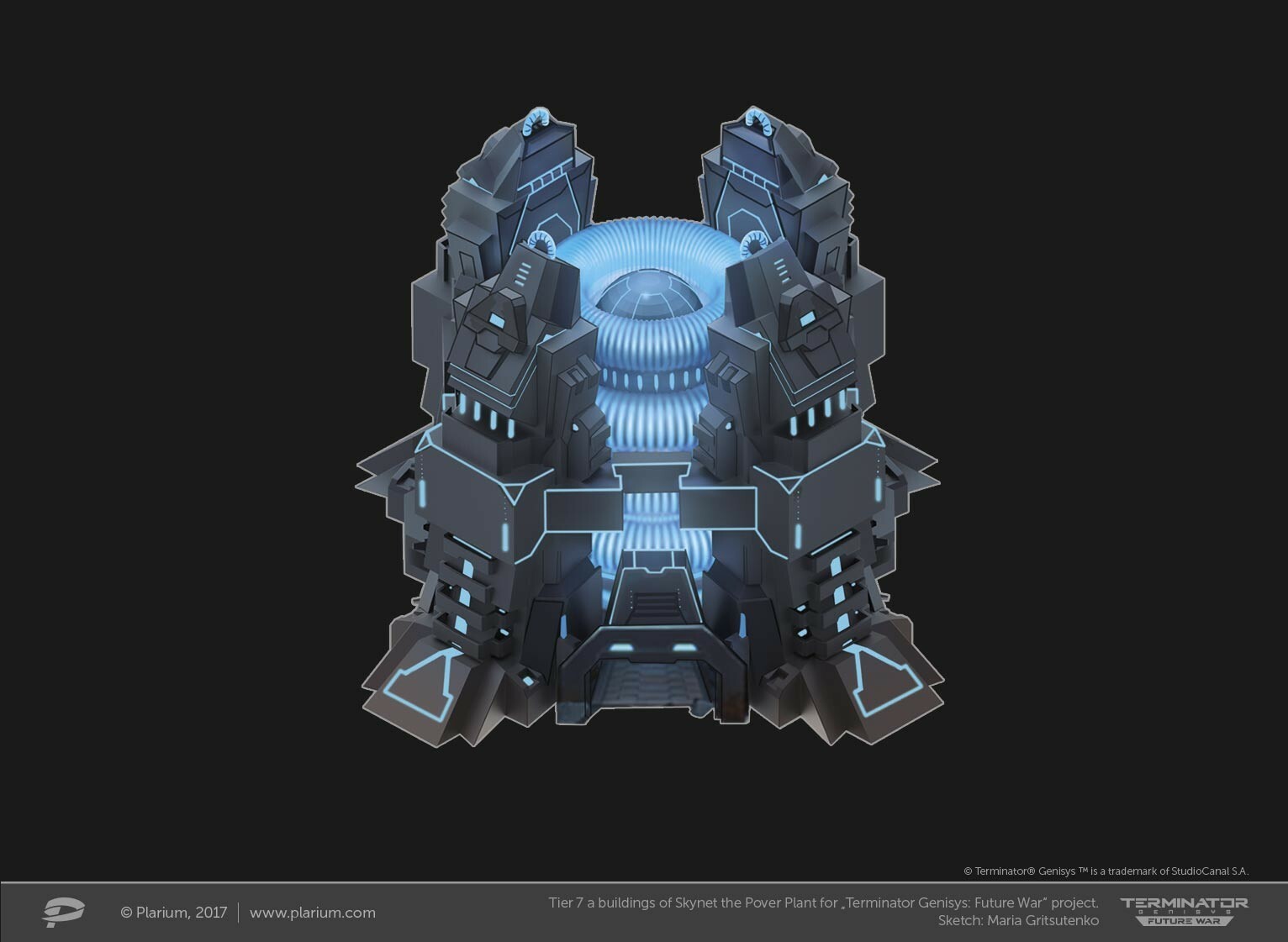 Maria CHERNOVA - Concept arts of buildings for the project "Terminator ...