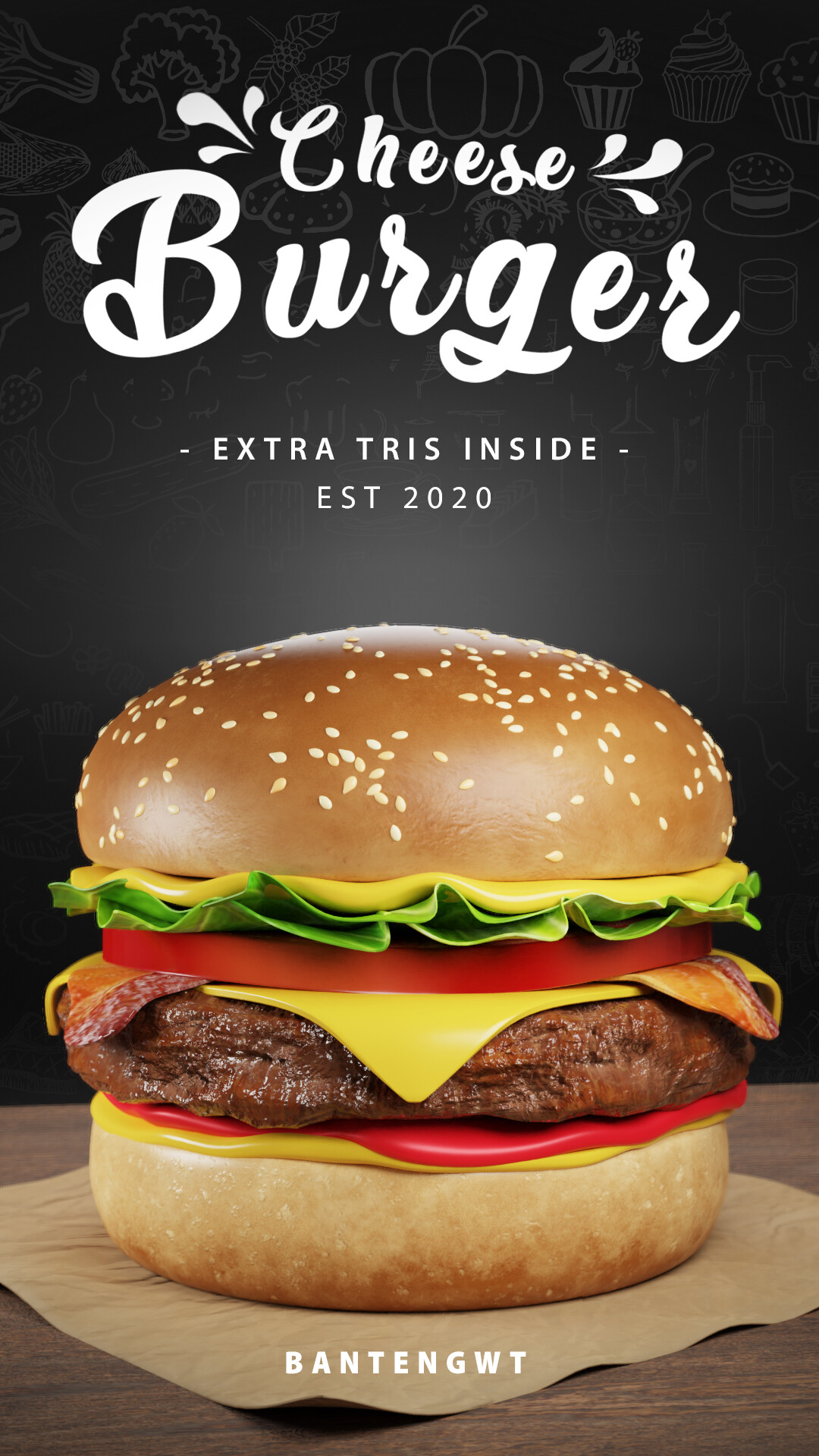 ArtStation - Quad Burger