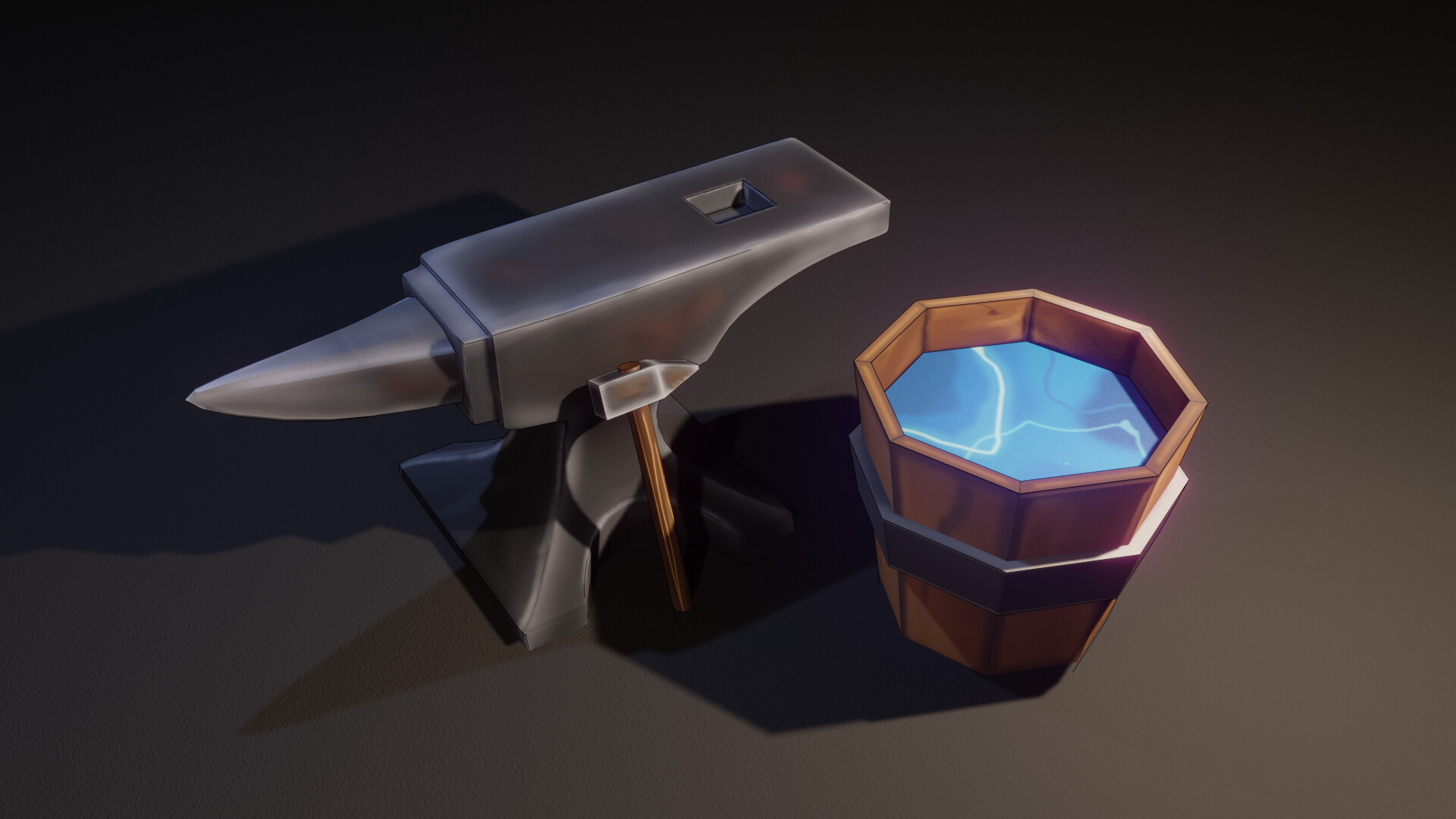 ArtStation - Anvil & Bucket