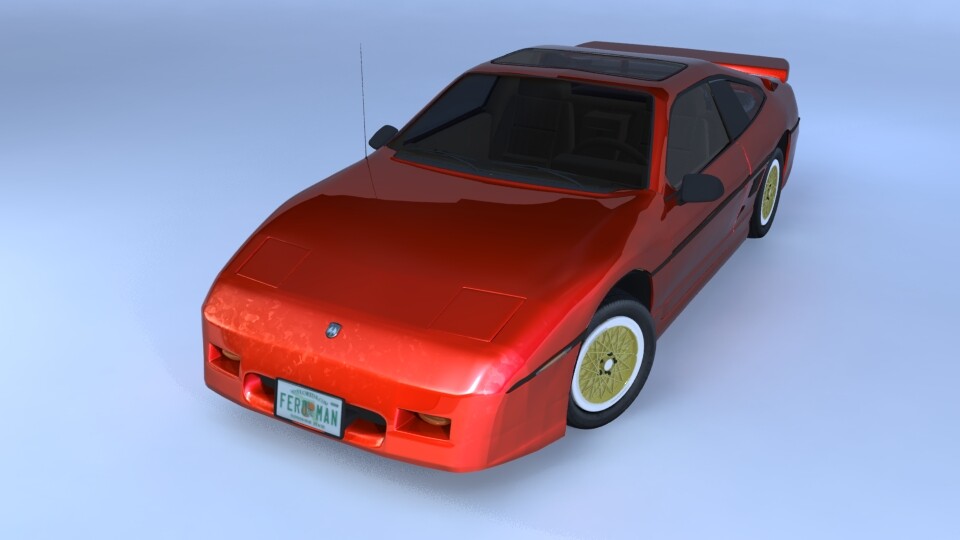 ArtStation - Pontiac Fiero