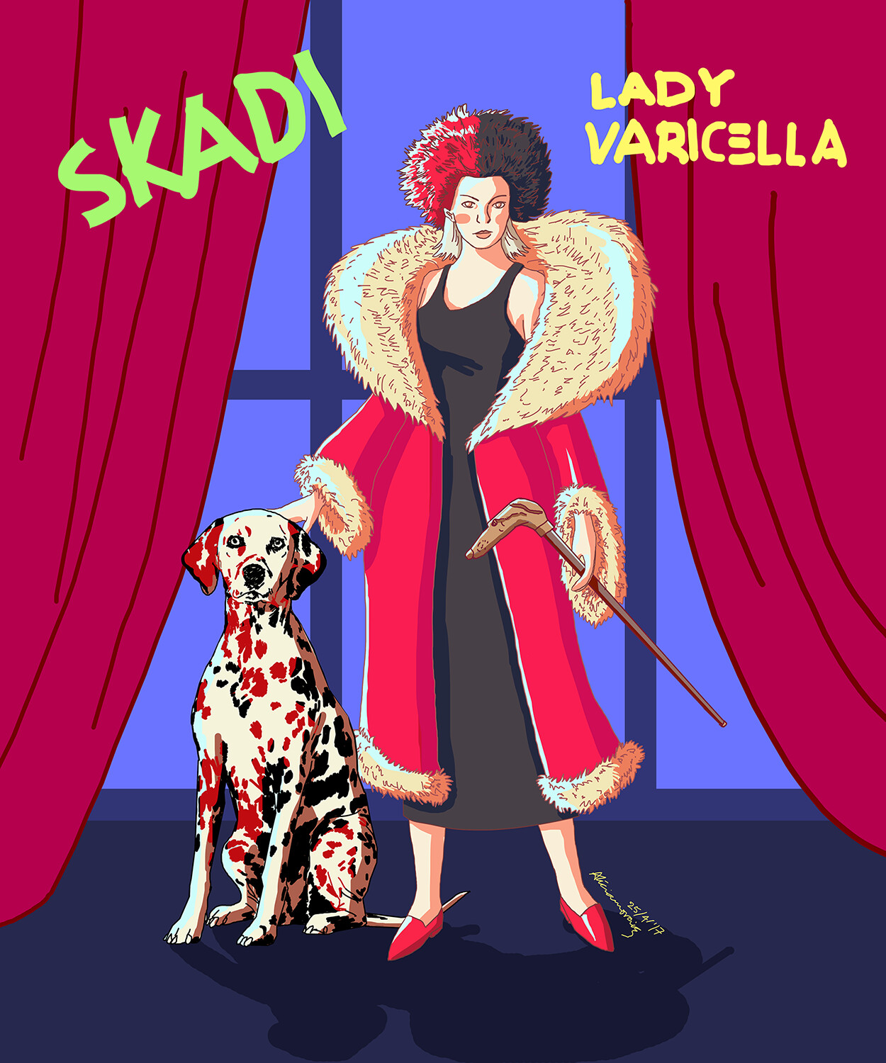 Alícia Moreira - LADY VARICELLA - SKADI [Smite Skin Concept]