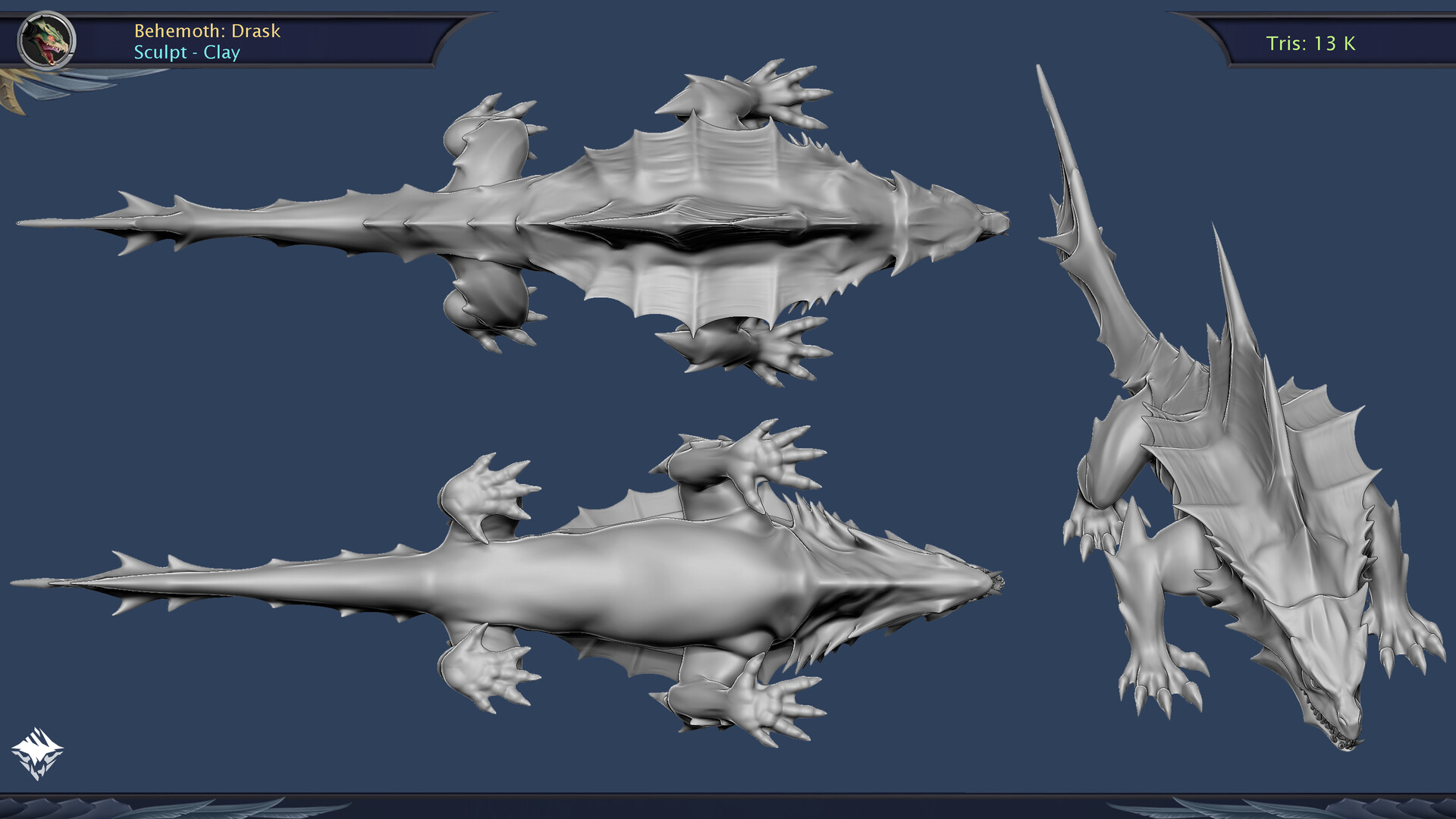 Alice Vescio - Drask Dauntless - 3D Fan Art