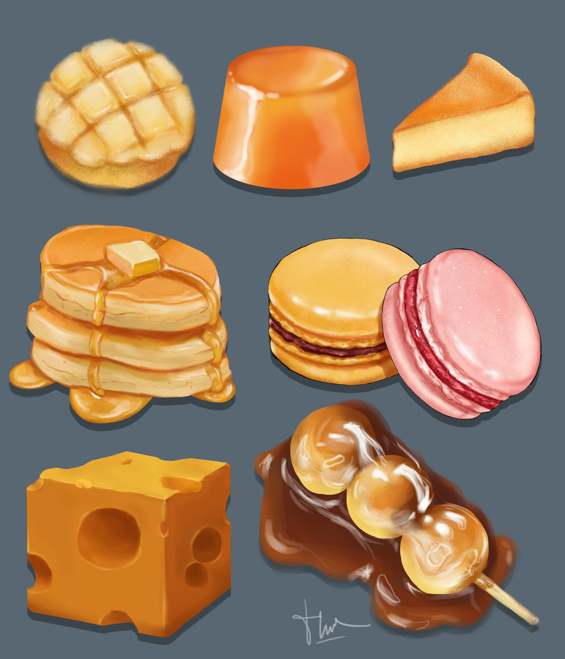 ArtStation - Drawing - Food