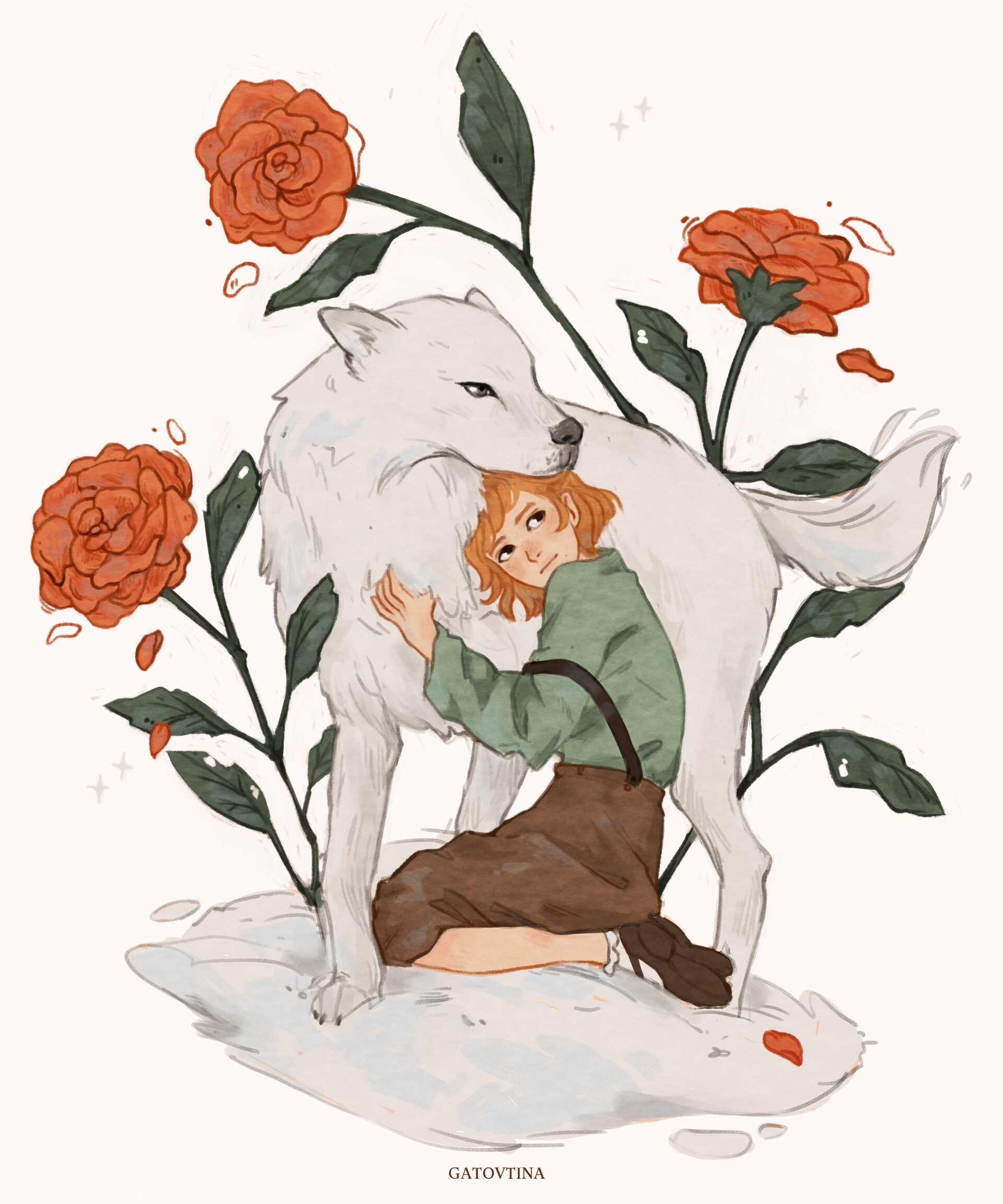 ArtStation - Wolf's protection