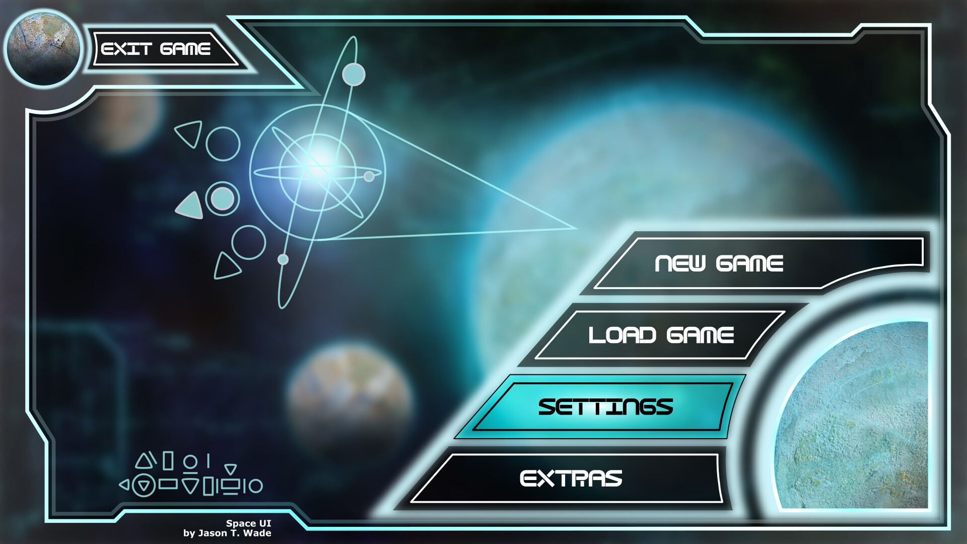 ArtStation - Space Themed UI