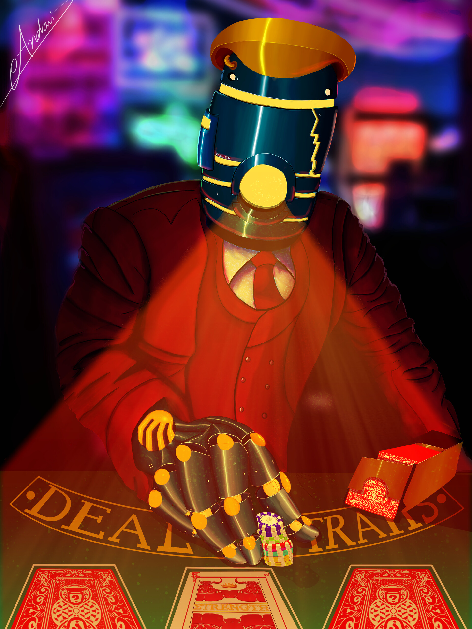 ArtStation - Cyberpunk Dealer - 3LL10T