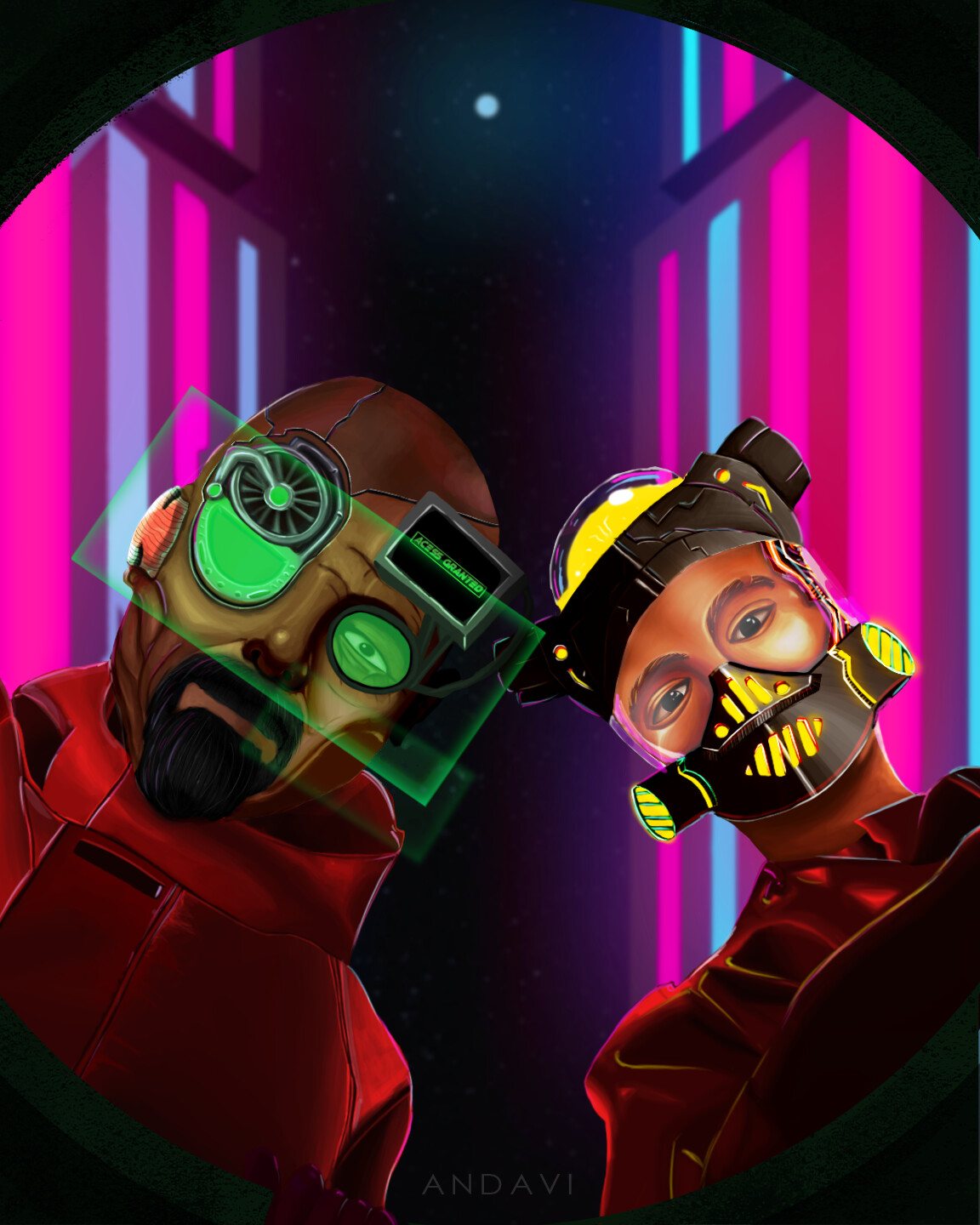 ArtStation - Bright Lights - Dark Shadows