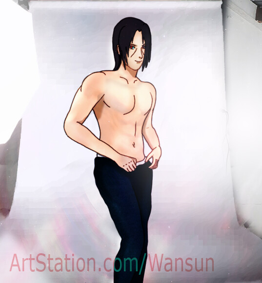 itachi shirtless