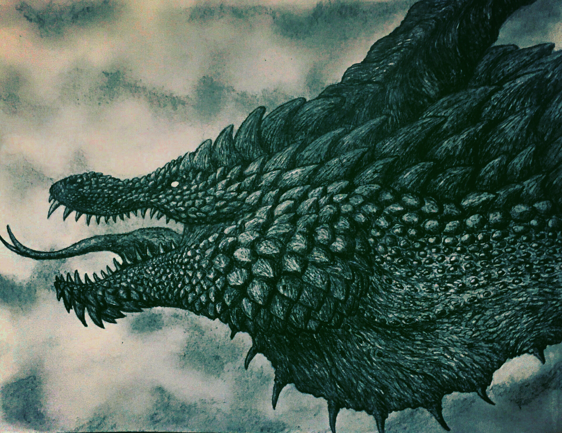 ArtStation - Evil dragon