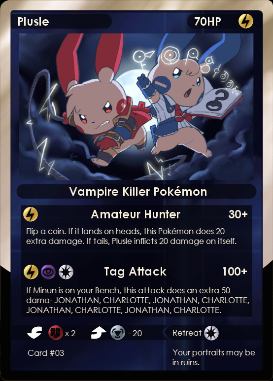 vampire pikachu card