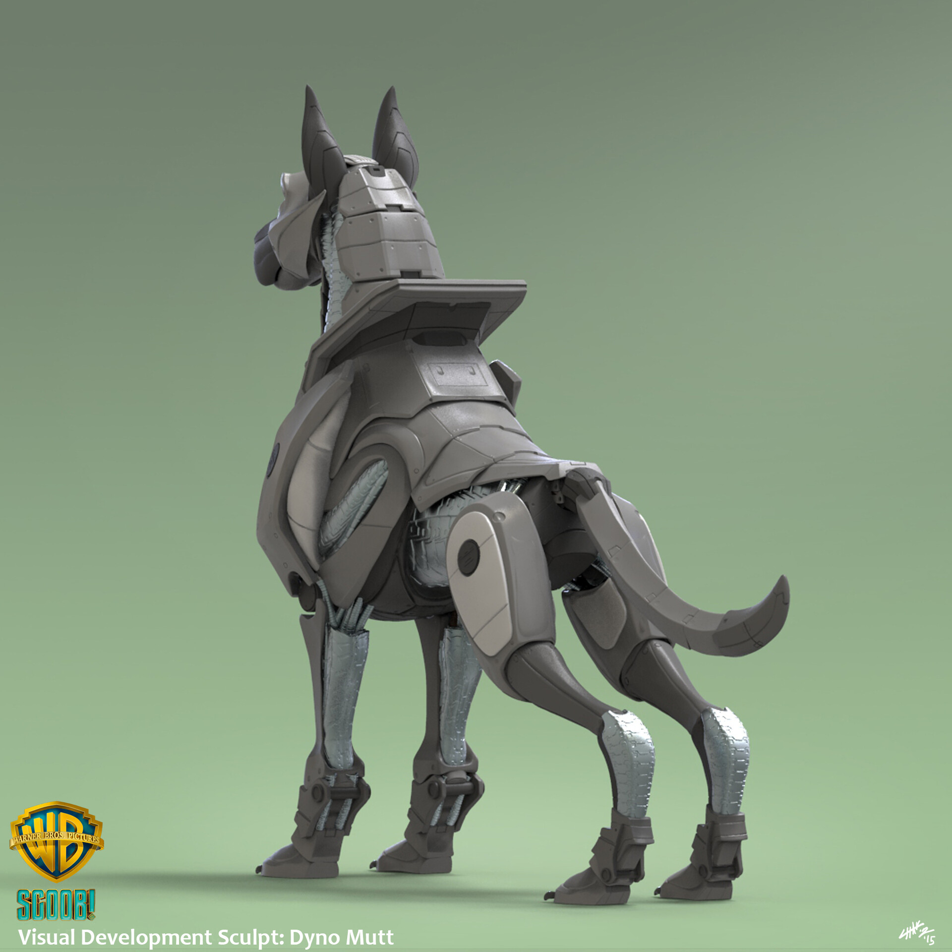 Chadwick Dusenbery - Scoob!: Visual Development Sculpt "DynoMutt"