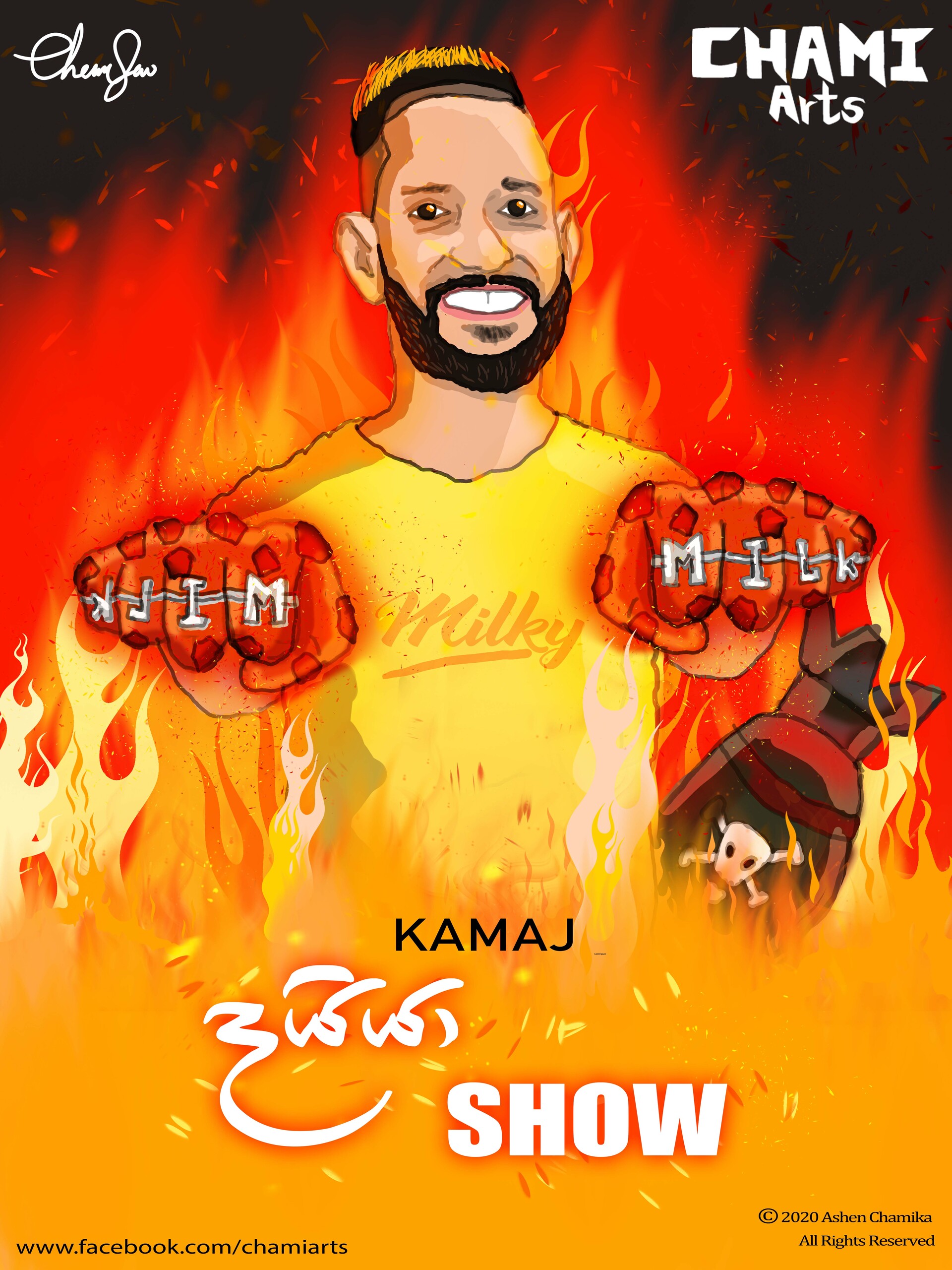 ArtStation - Kamaj daiya show fan art