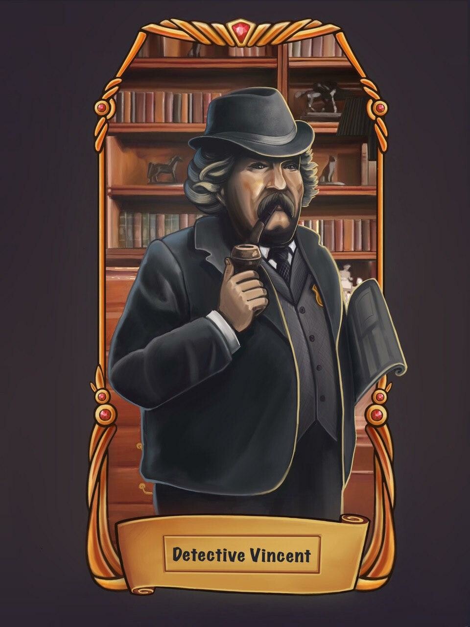 ArtStation - Detective (2d Game art)