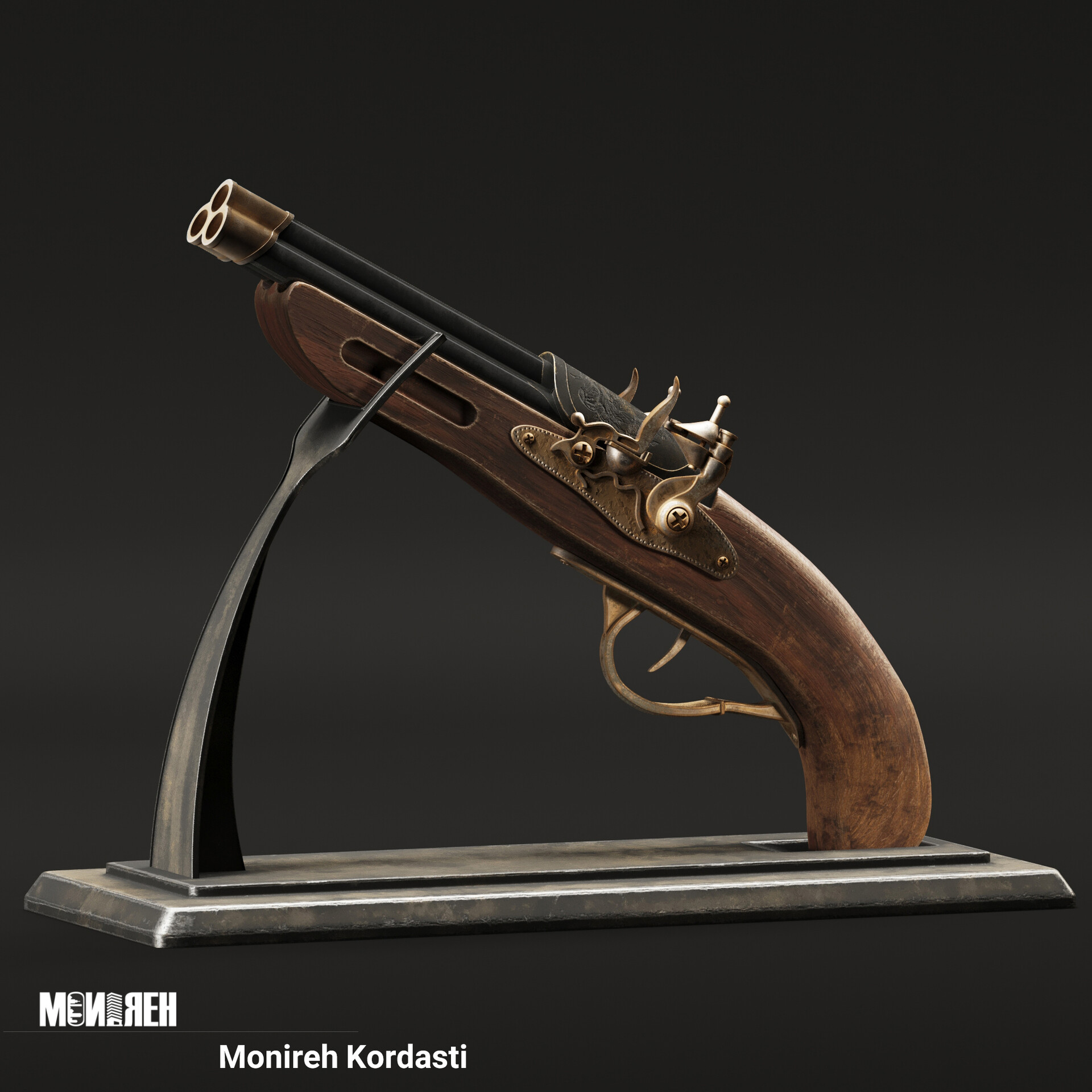 ArtStation - Hard Surface Gun