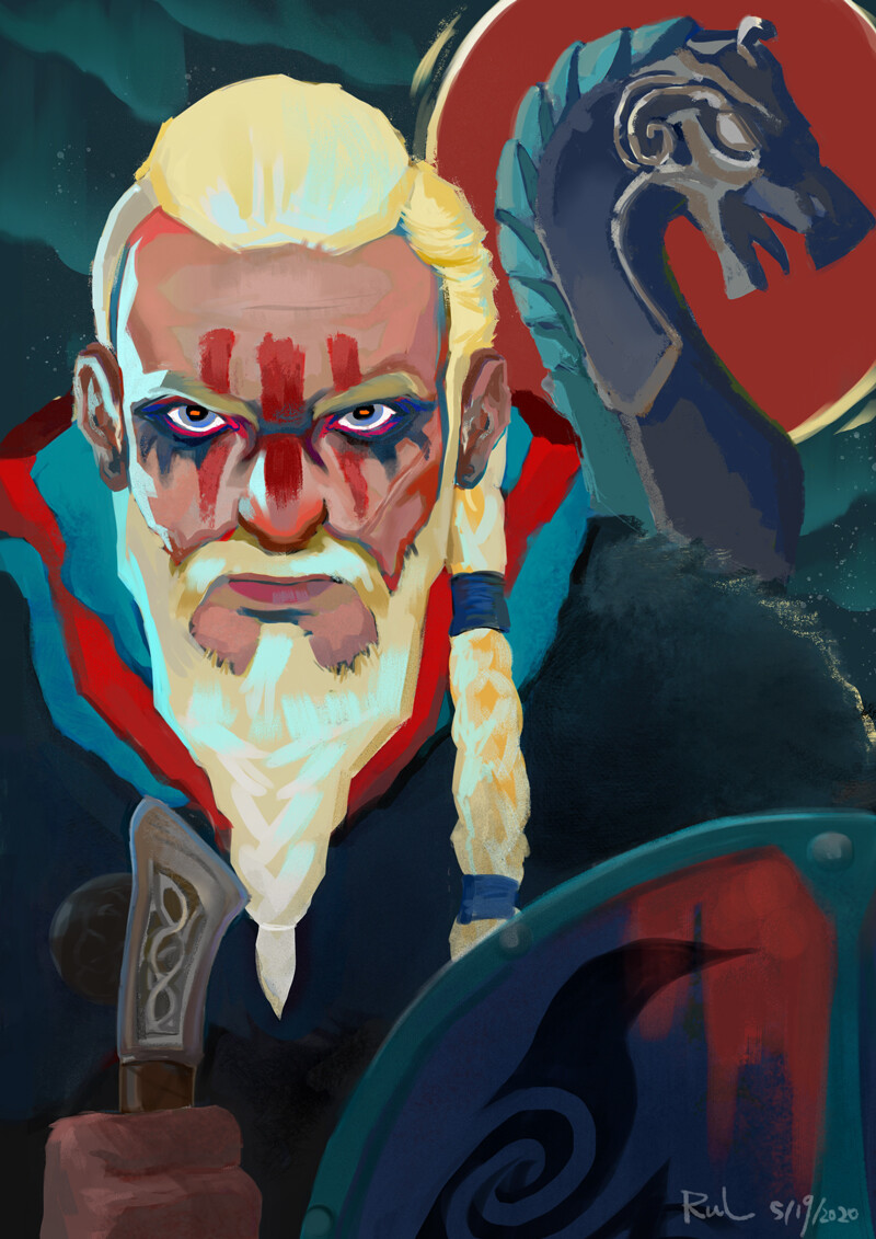 ArtStation - My fan art of Eivor in Assassin's Creed: Valhalla