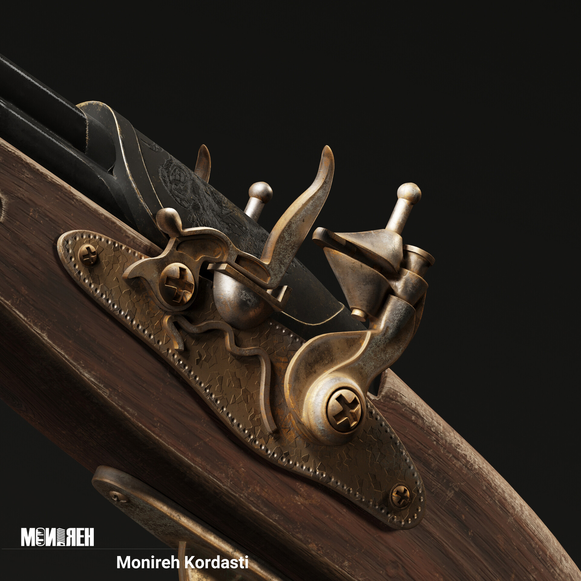 ArtStation - Hard Surface Gun