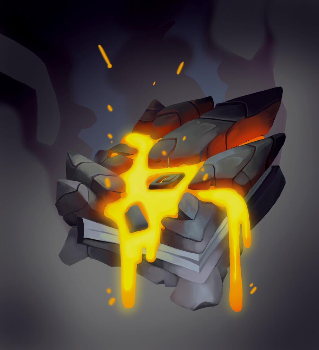 ArtStation - Fire spell book