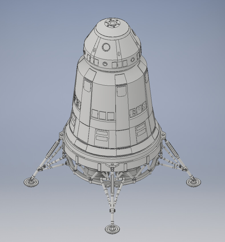 ArtStation - Mars lander
