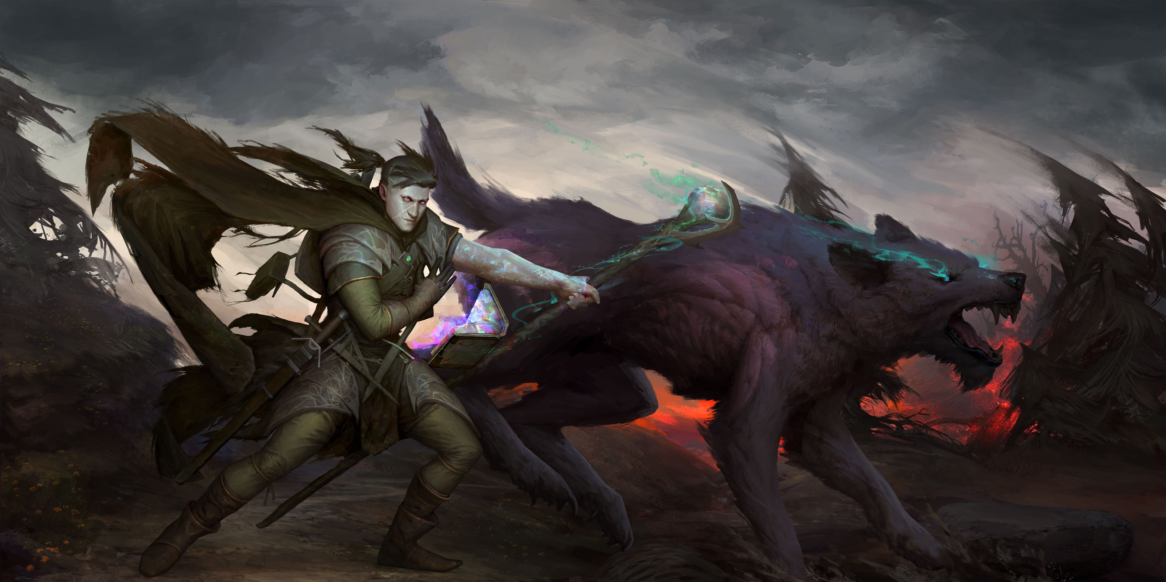 Wizard and Wolf by Mircea Nicula : r/ImaginaryPeople