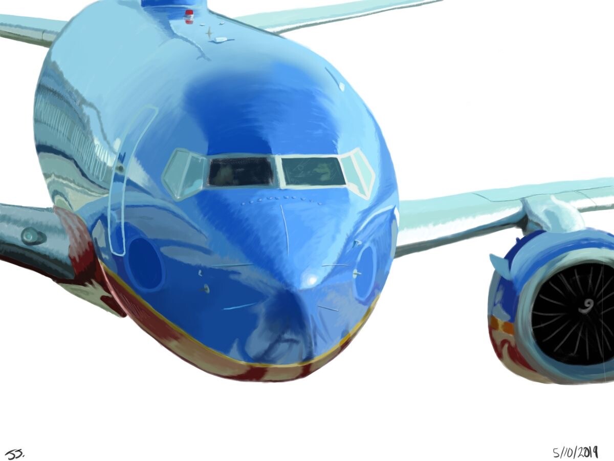 ArtStation - Boeing 737