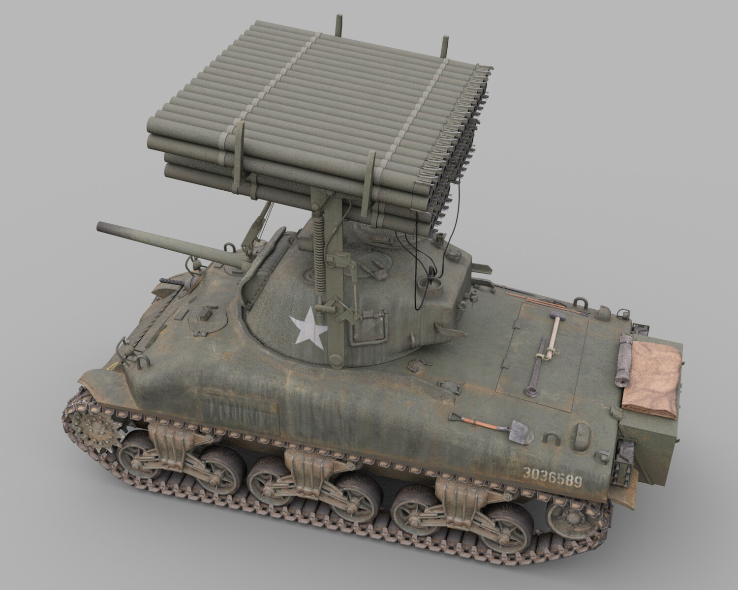 Westfield 3d - M4A1 T34 "Calliope" Multiple Rocket Launcher