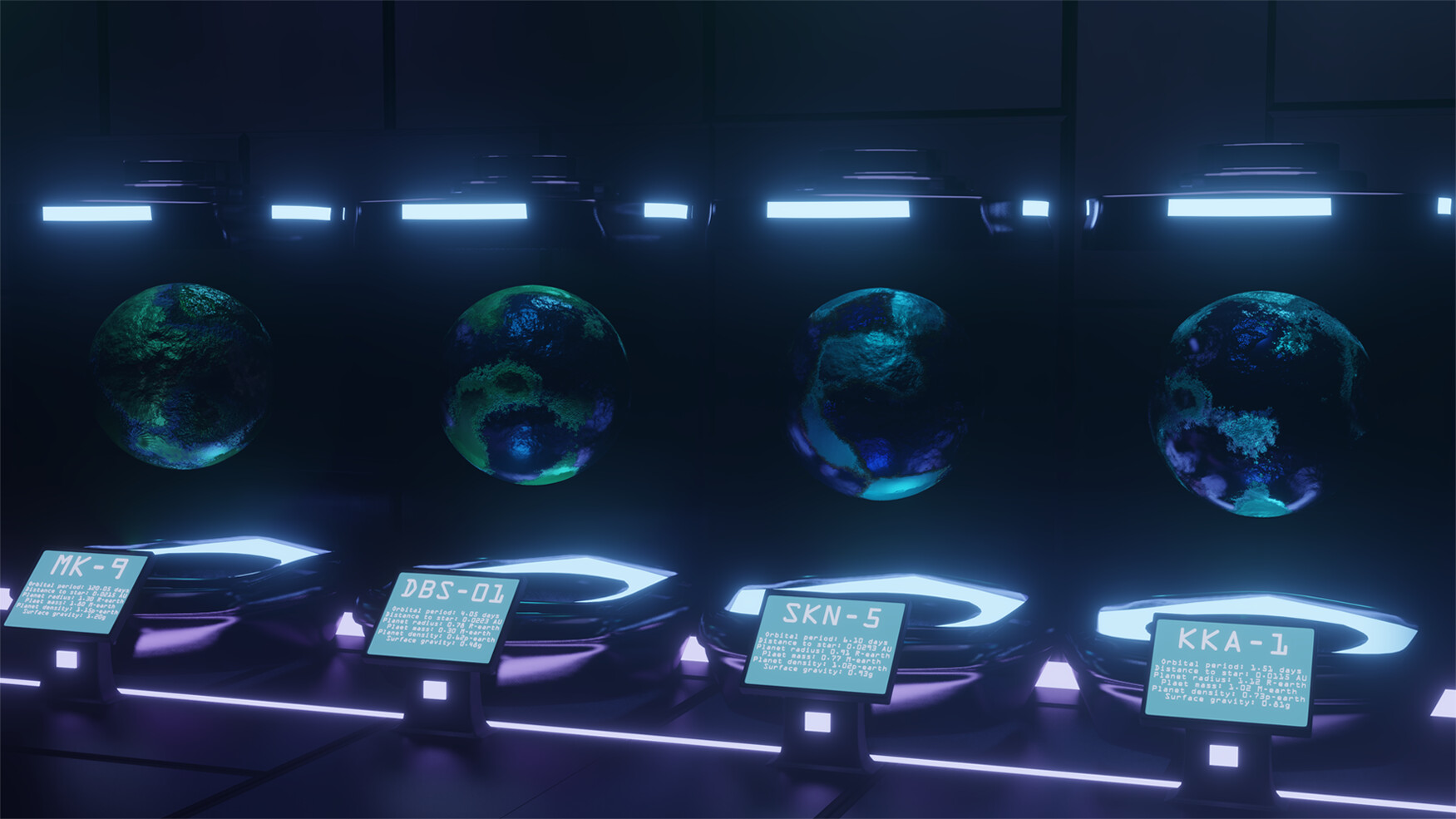 ArtStation - Sci-fi: planets capsules