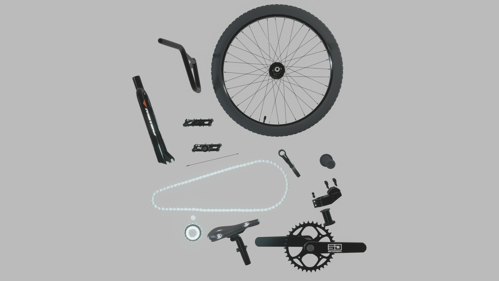 ArtStation - BMX-racing bike kit