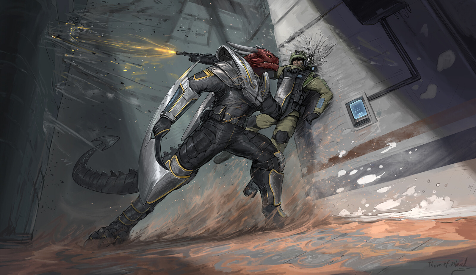 ArtStation - Manhandle [commission]