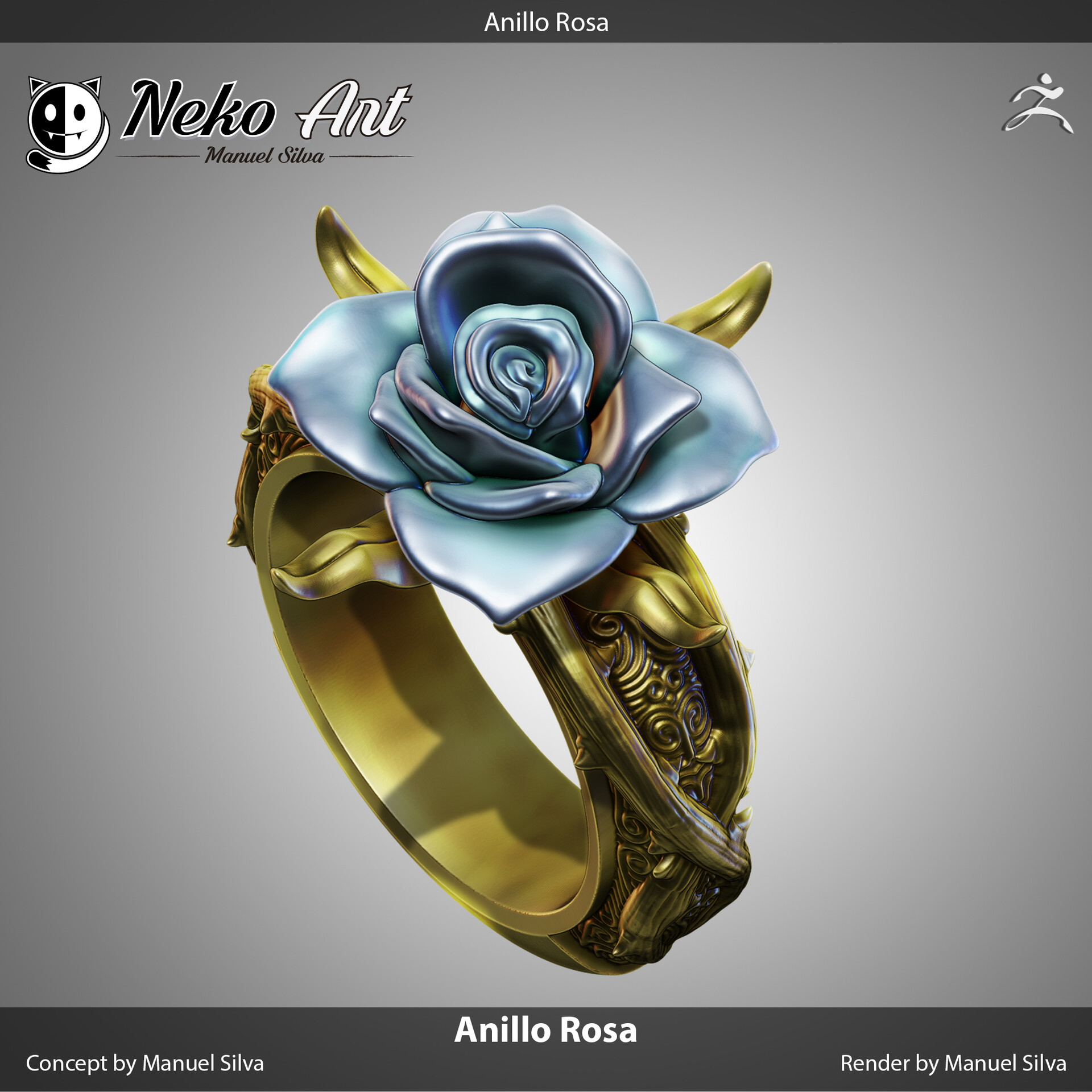 ArtStation - Anillo Rosa