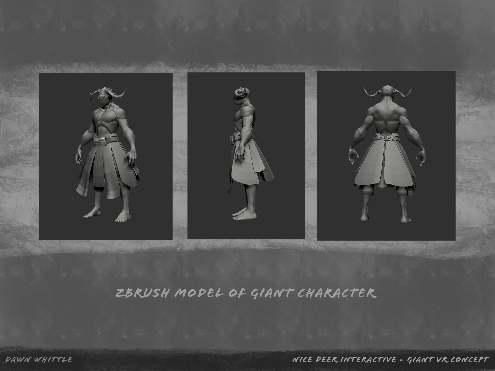 Dawn Whittle - Giant VR Zbrush Model