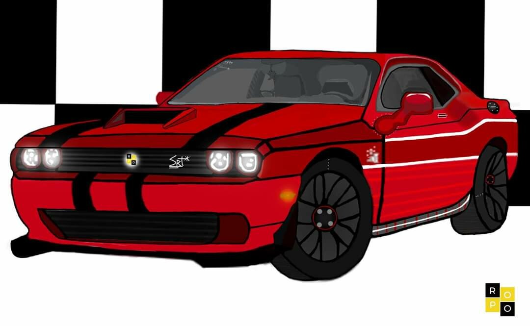 ArtStation - WORKED ON THIS 2D CAR MODEL