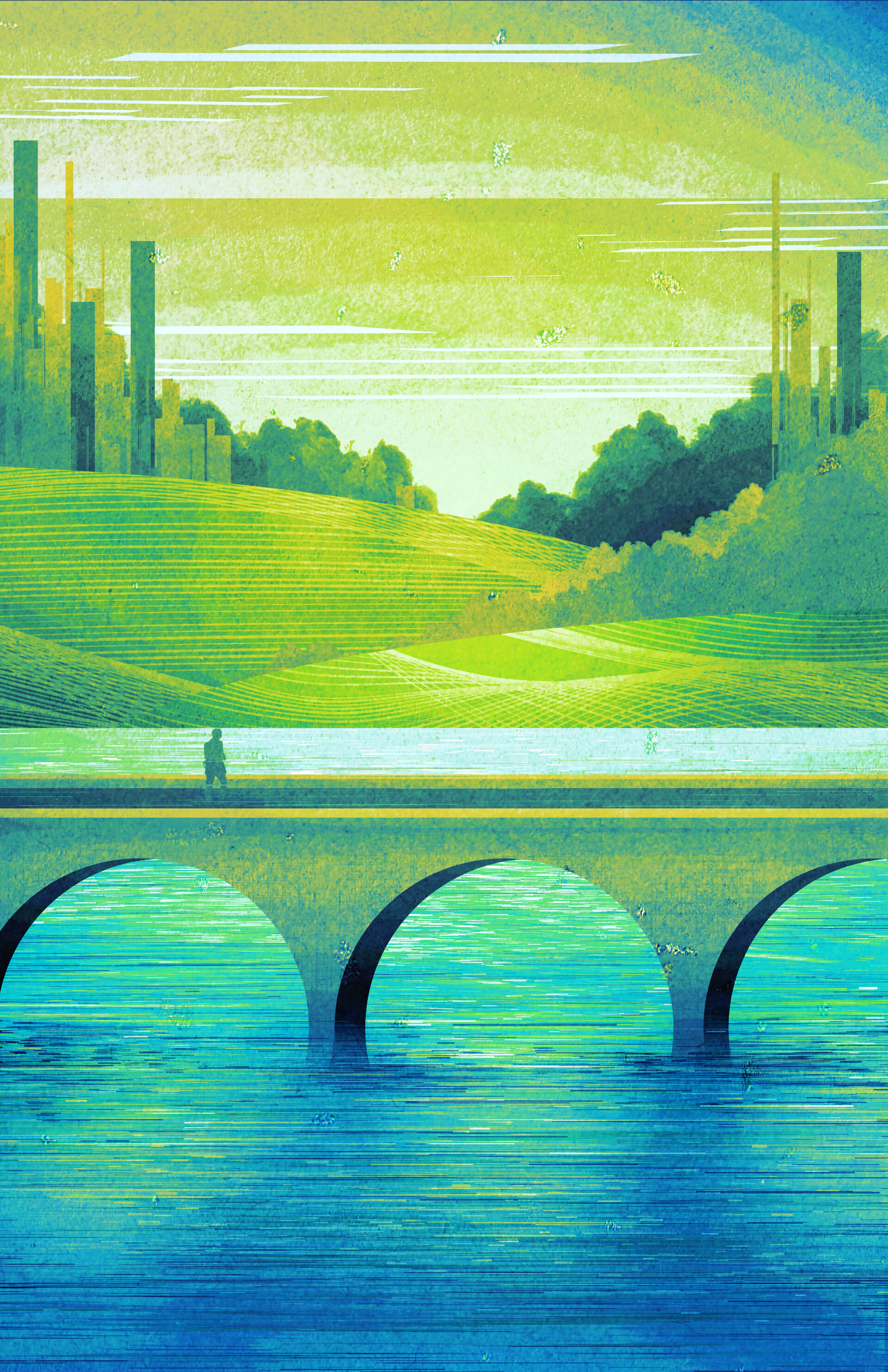 Fields of Green by Scott Uminga : r/ImaginaryColorscapes