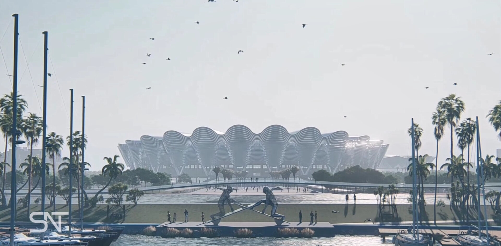 Yuk - Lumion Stadium Flythrough Animation