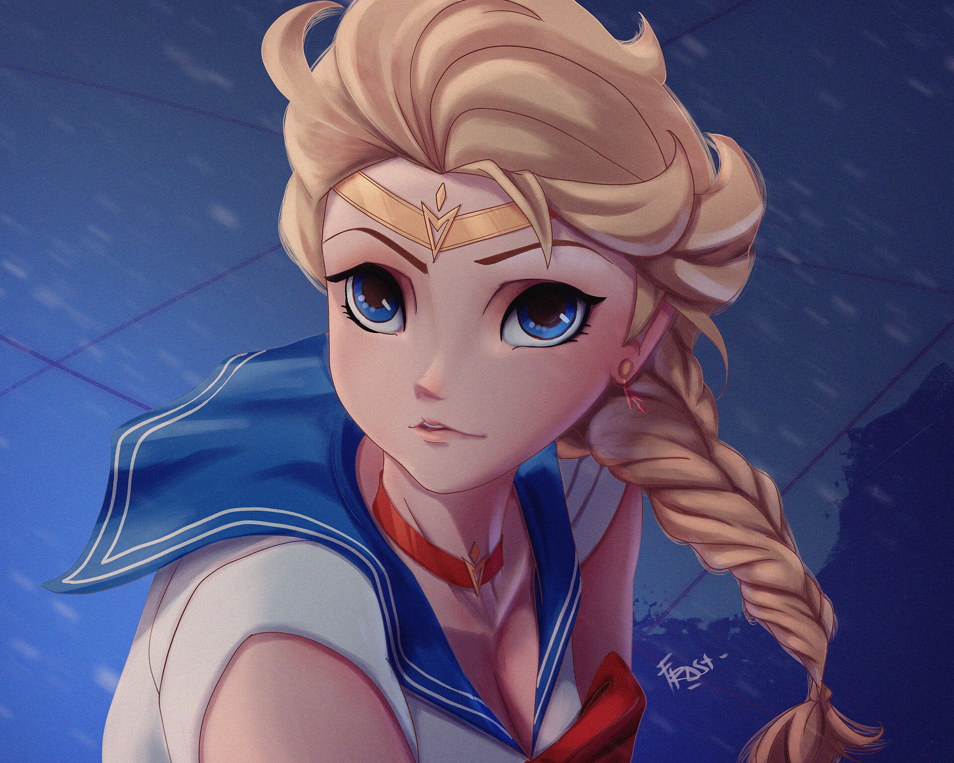 ArtStation - Sailormoon Elsa