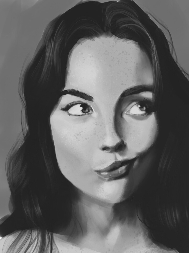 ArtStation - Female smile 01