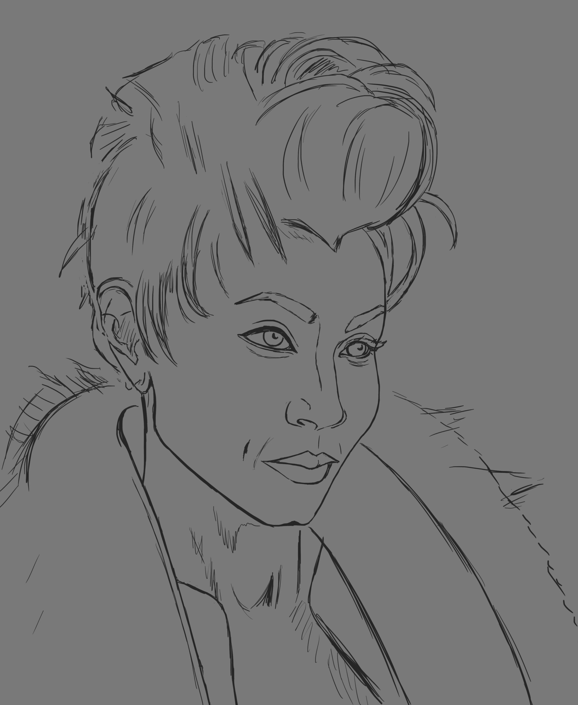 how to draw fish mooney