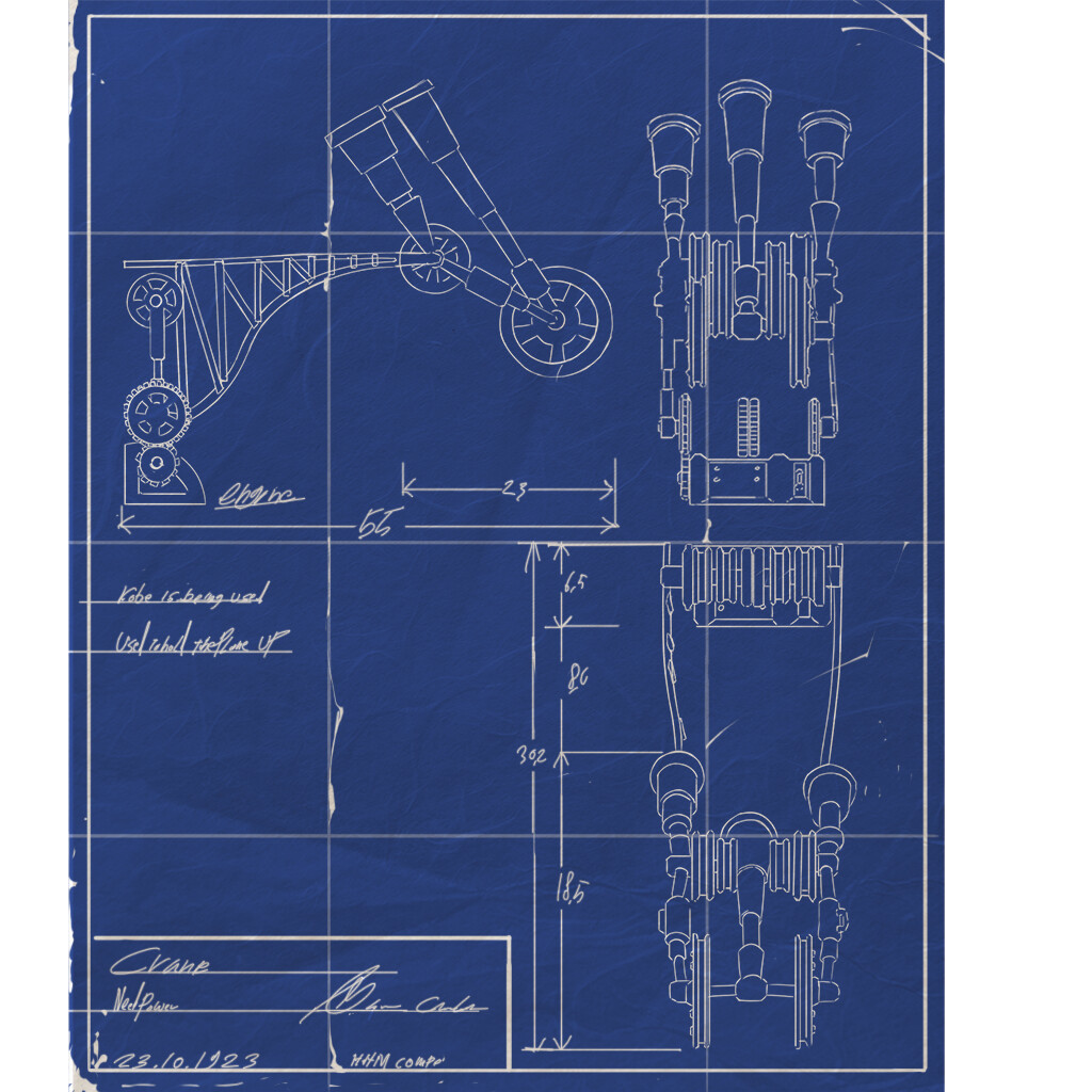 Chris van Dalfsen - 1920s Engineer workshop Concept Art
