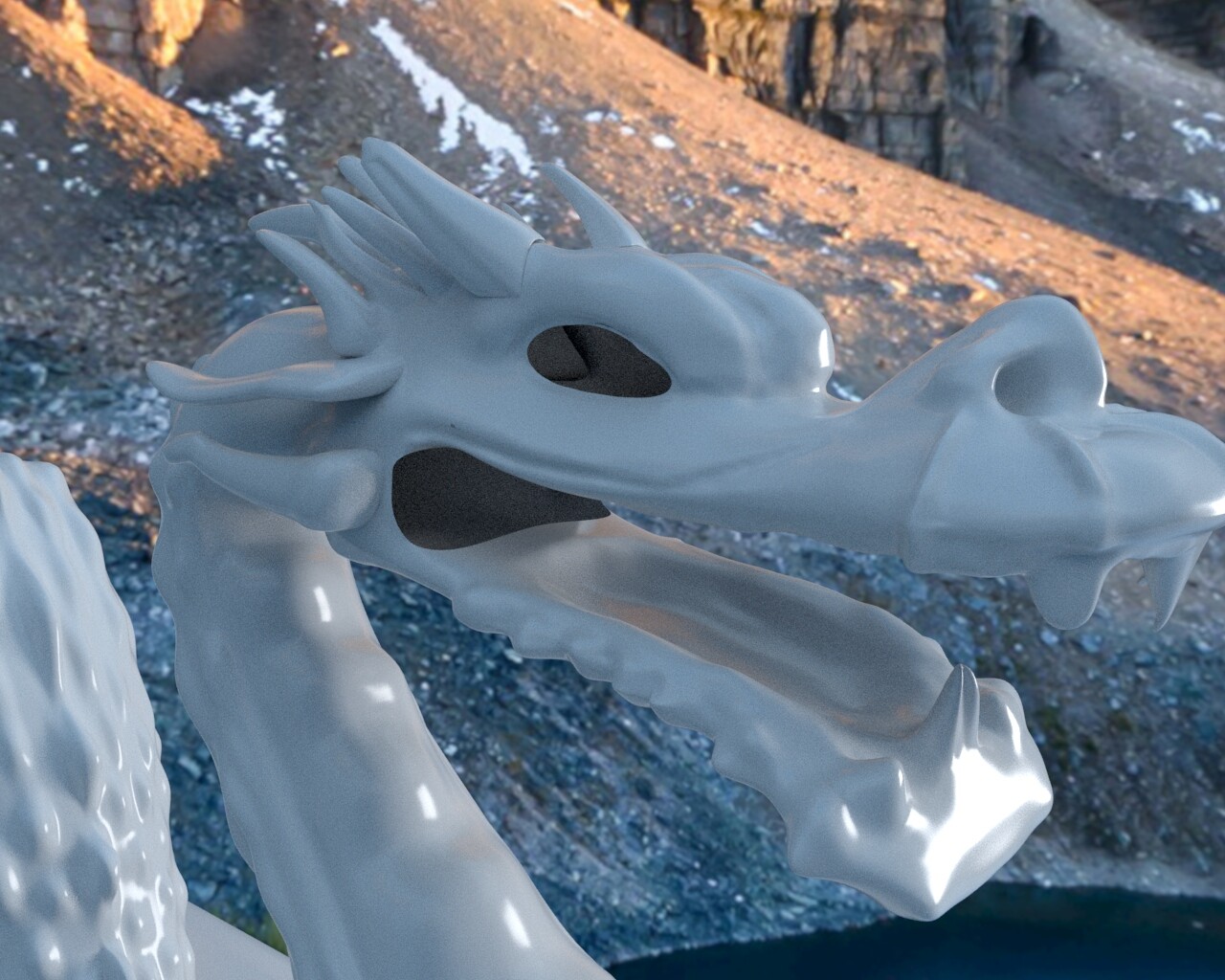 ArtStation - Dragon 3D