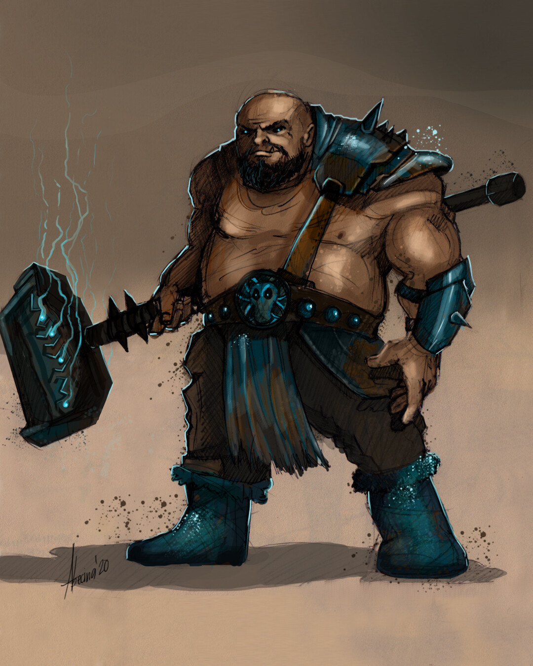 ArtStation - "Dorax" Character Concept Design