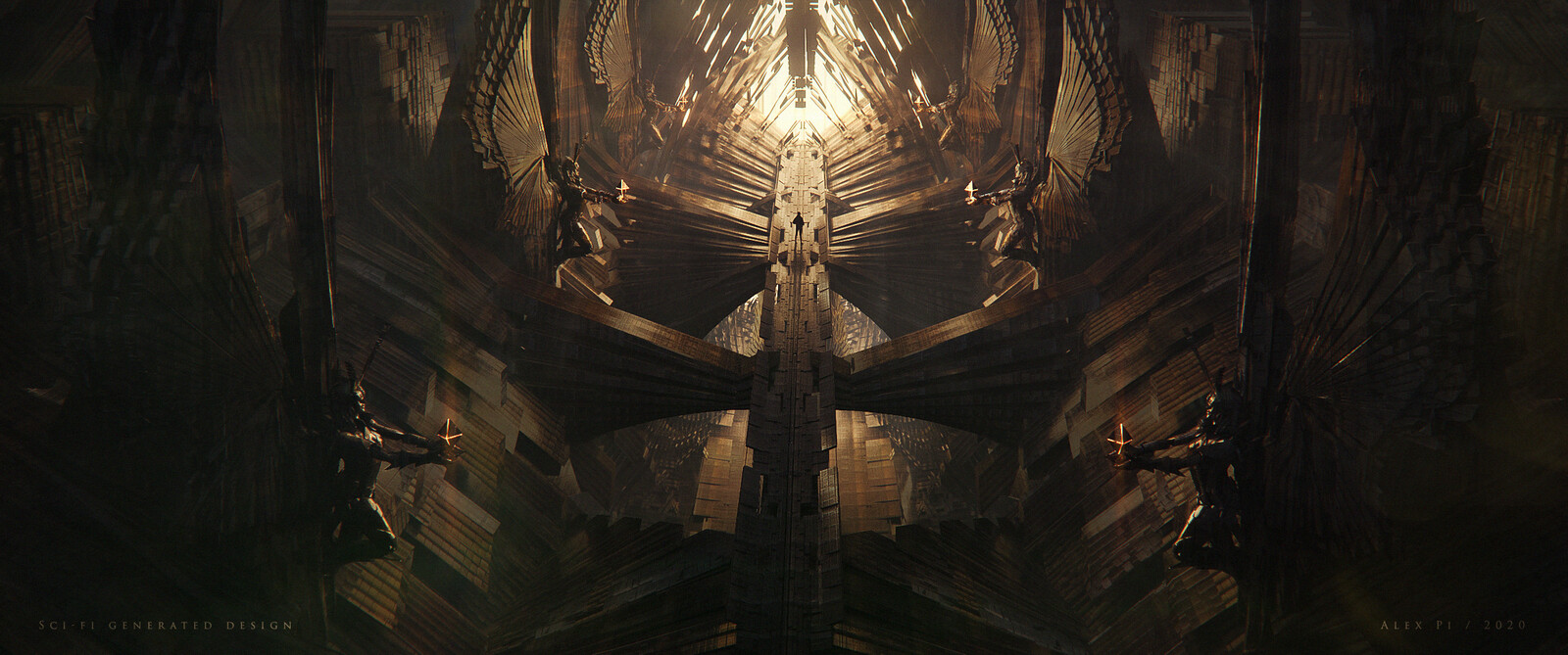 Alex Pi - Environment Sci-fi generated design