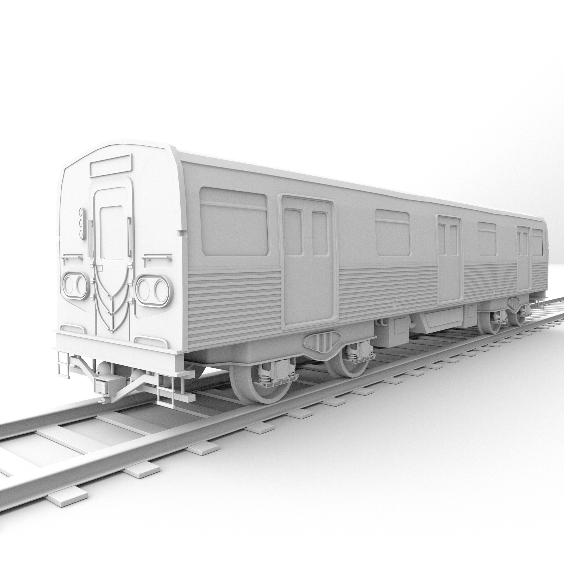 ArtStation - Subway Train