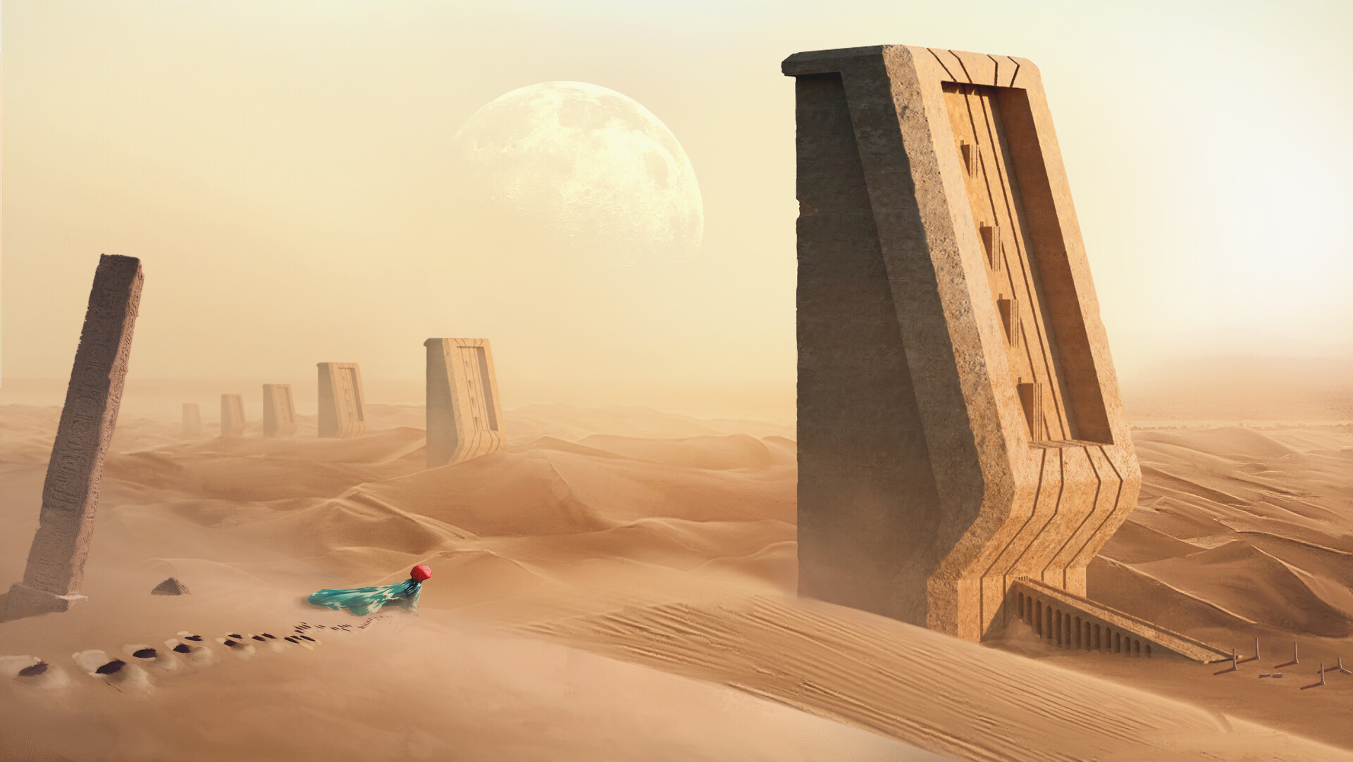 ArtStation - Desert Monuments