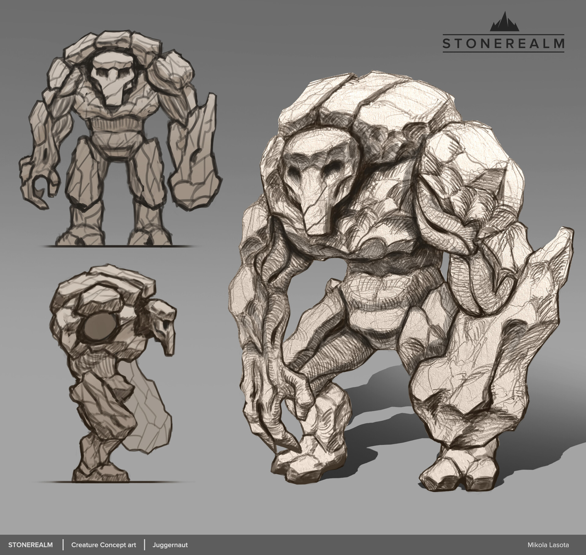 Mykola Lasota - Juggernaut concept art