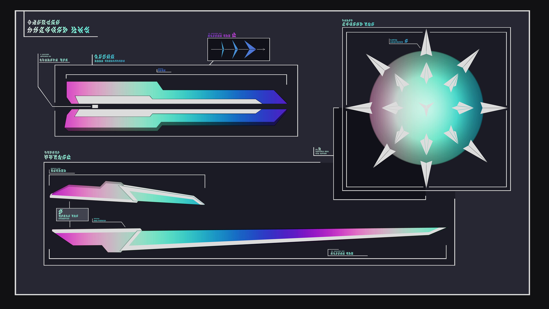 ArtStation - Project Robotica Weapon Concept