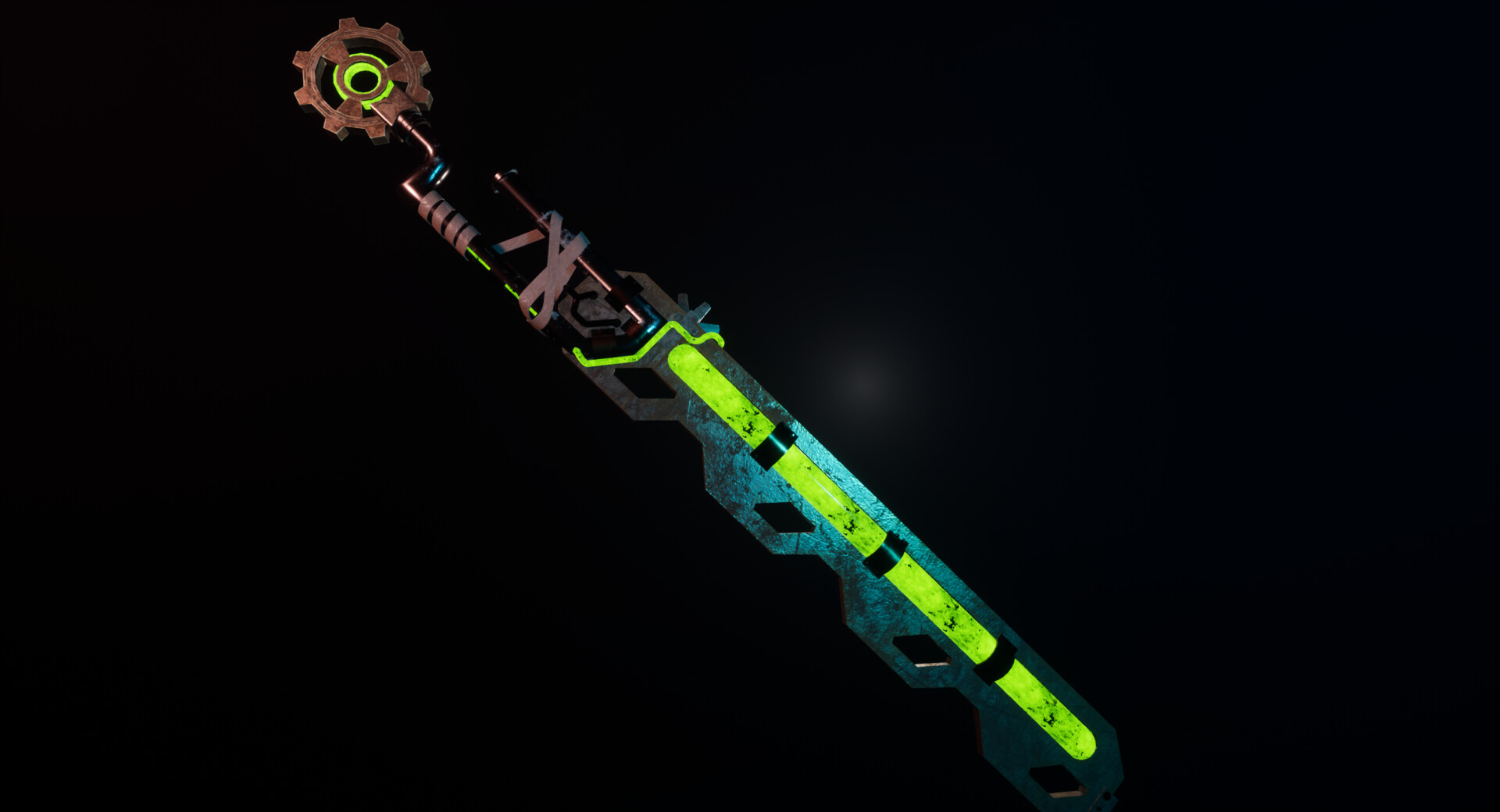 ArtStation - Ekko ChemTech Sword, Daniel Moroz