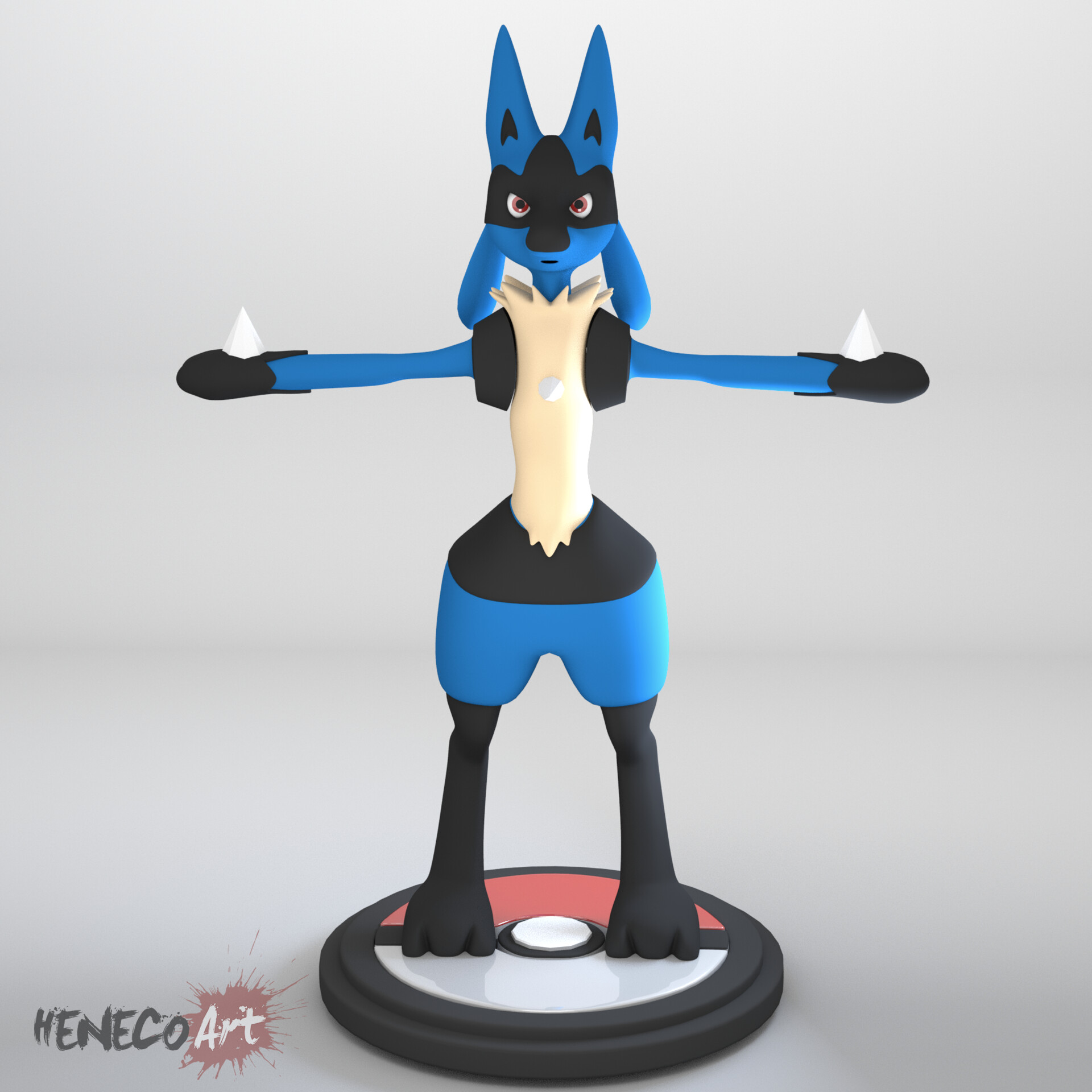 ArtStation - Lucario - Pokémon