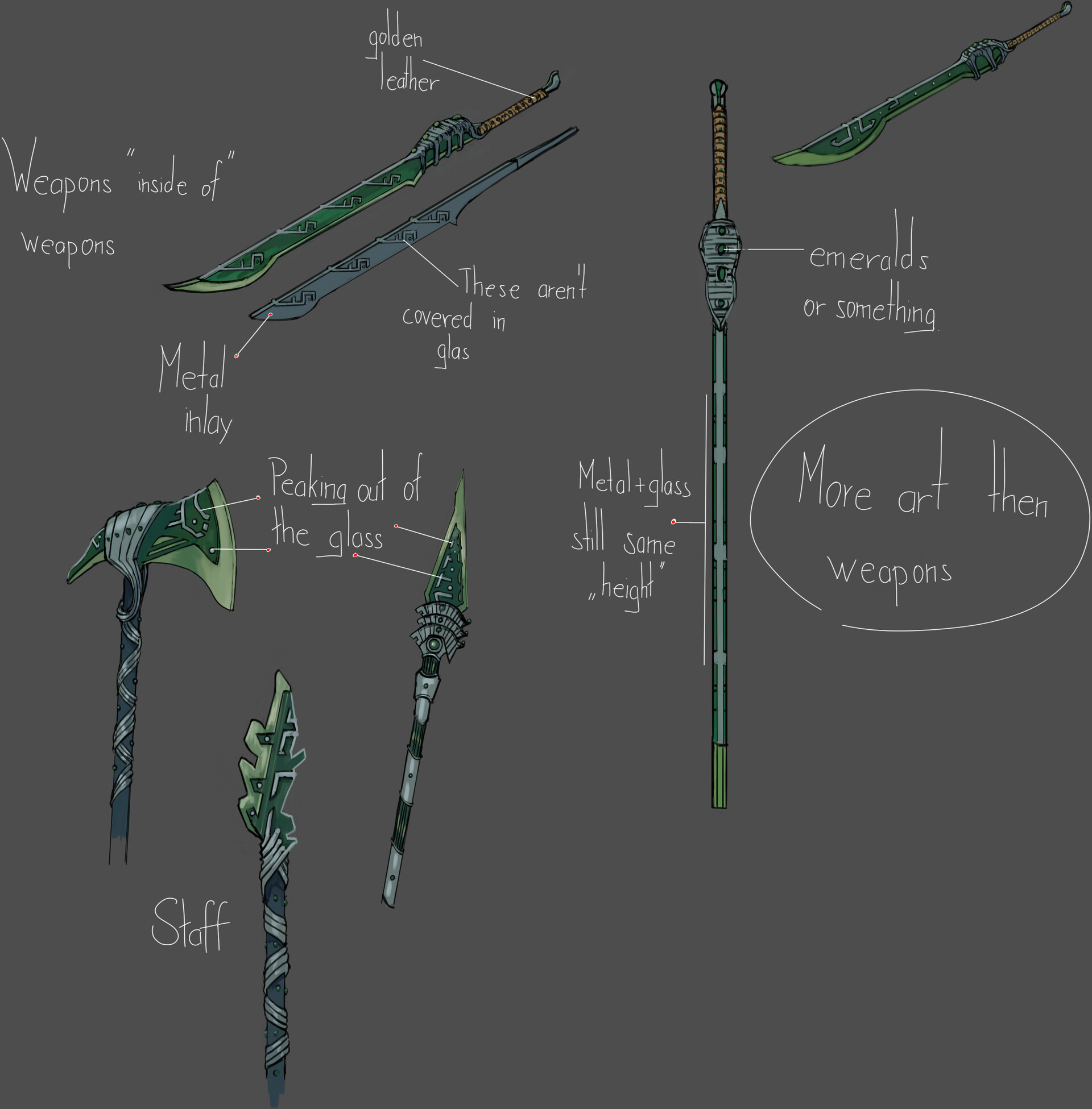 Dal SifoDyas - Glass Weapon Set