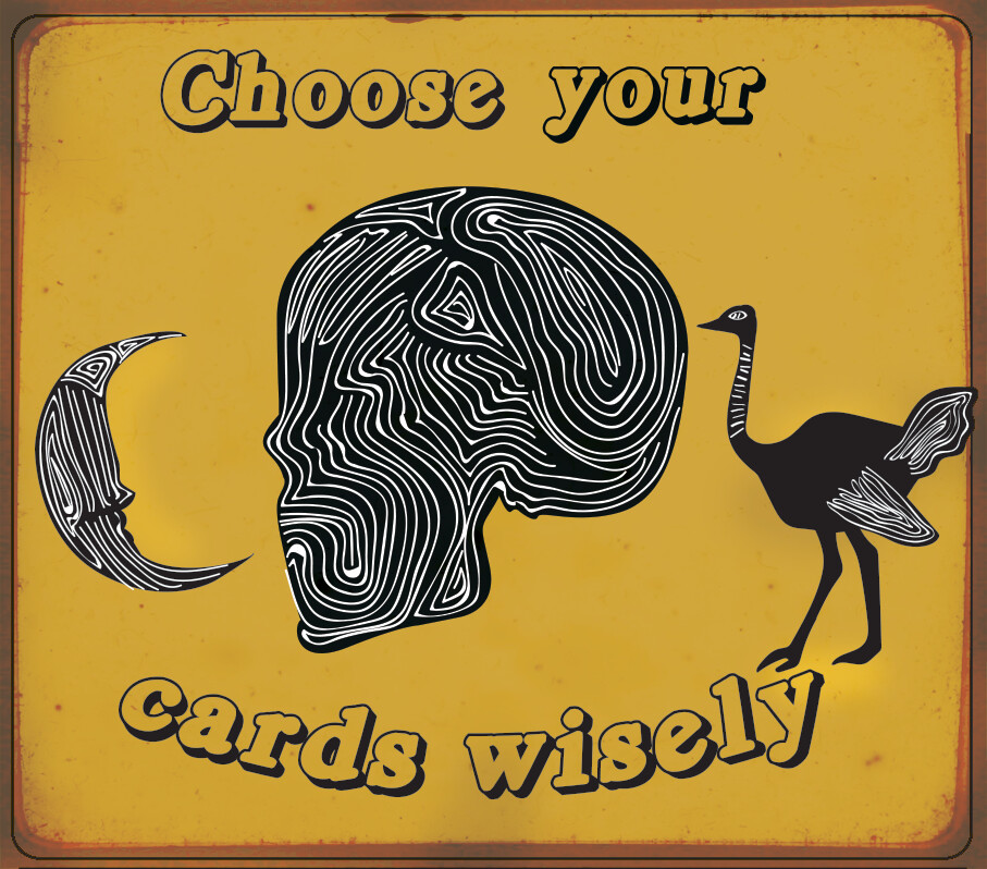 ArtStation - Choose yr Cards Wisely Poster