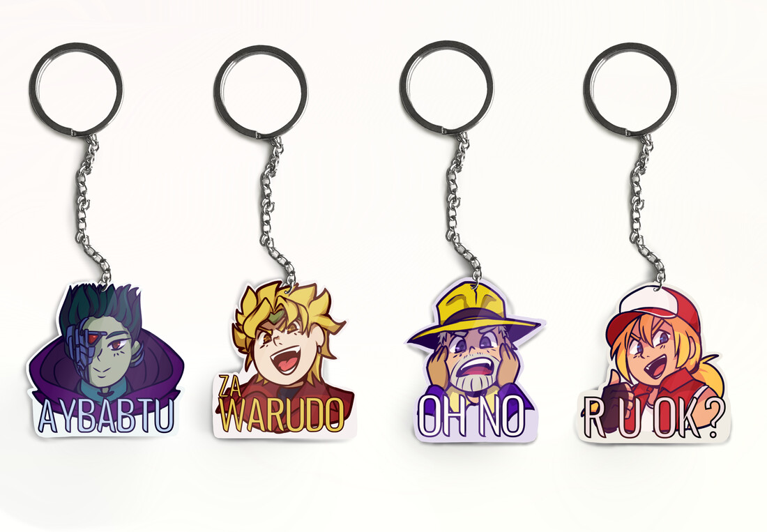 ArtStation - Engrish Keychains