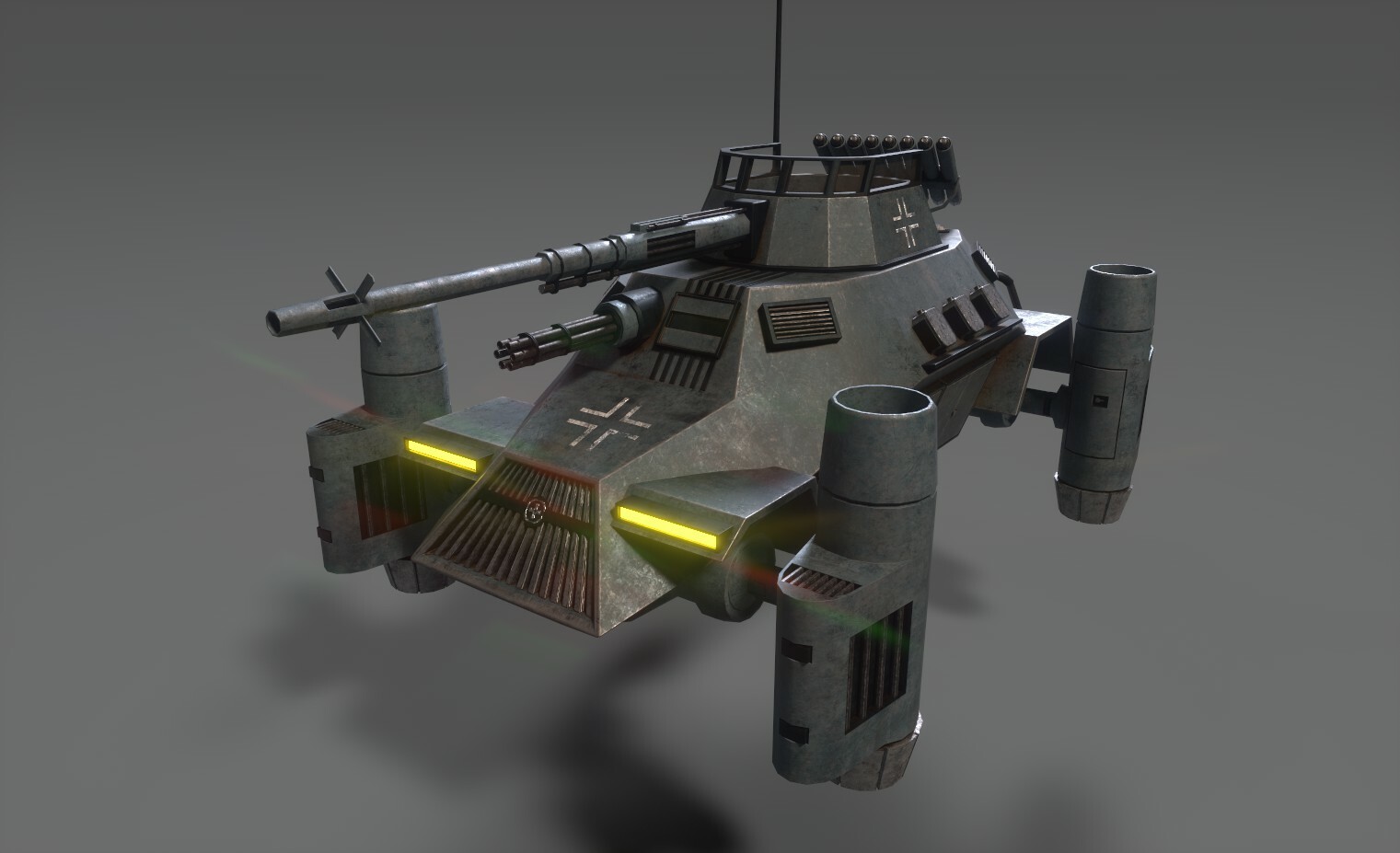 ArtStation - WW2 combat flying vehicle